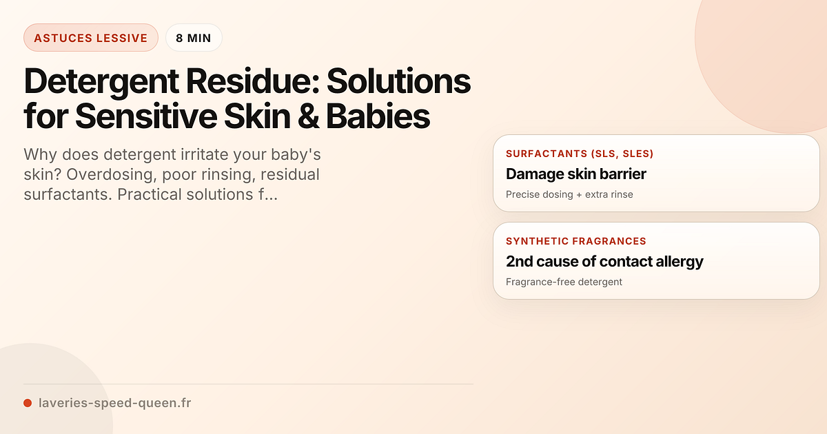 Detergent Residue: Solutions for Sensitive Skin & Babies | Speed Queen